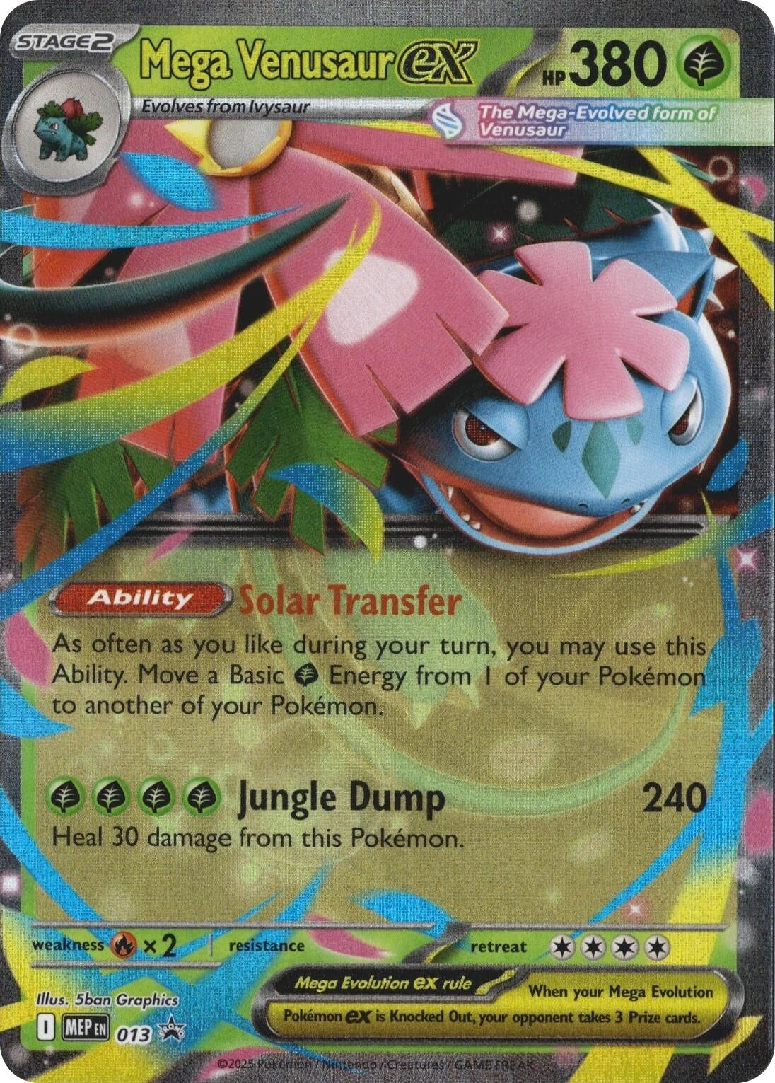 Mega Venusaur ex - 013 (013) (ME: Mega Evolution Promo)