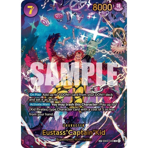 Eustass"Captain"Kid - EB04-039 (SP) (EB04-039) (The Azure Sea's Seven)