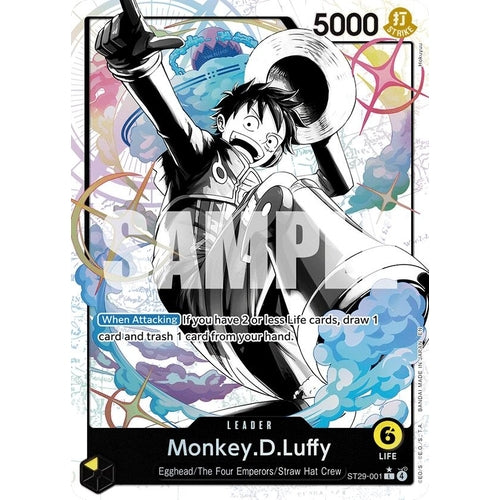 Monkey.D.Luffy (001) (Parallel) (ST29-001) (Starter Deck 29: Egghead)
