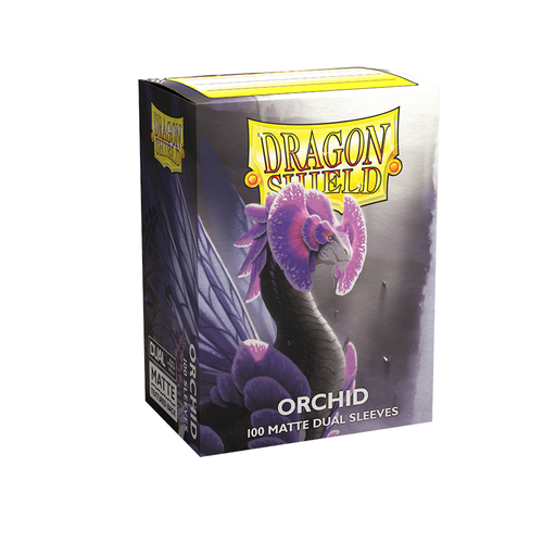 Dragon Shield - Standard Dual Matte Orchid Purple Sleeves 100 pack