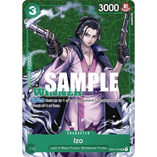 Izo (Tournament Pack Vol. 2) [Winner] (OP01-033) [One Piece Promotion