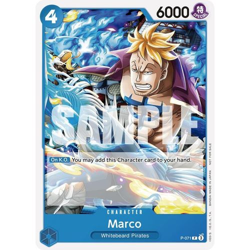 Marco (Two Legends Pre-Release) (P-071) [One Piece Promotion Cards]