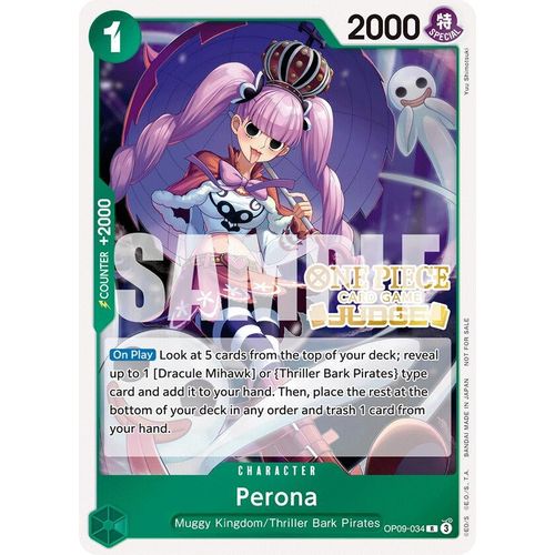 Perona (Judge Pack Vol. 5) (OP09-034) (One Piece Promotion Cards)