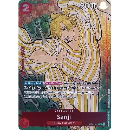 Sanji (English Version 1st Anniversary Set) (OP01-013) [One Piece Prom
