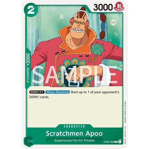Scratchmen Apoo (ST02-008) [Revision Pack Cards]