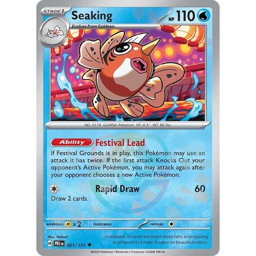Seaking (Master Ball Pattern) (021/131) [SV: Prismatic Evolutions]