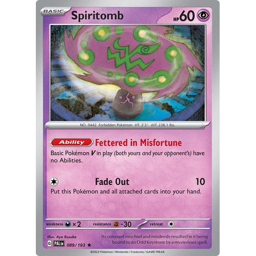 Spiritomb (089/193) [SV02: Paldea Evolved]