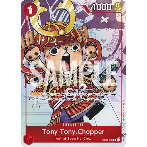 Tony Tony.Chopper - ST01-006 (Alternate Art) (ST01-006) [One Piece Pro