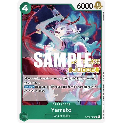 Yamato (Judge) (OP02-042) [One Piece Promotion Cards]